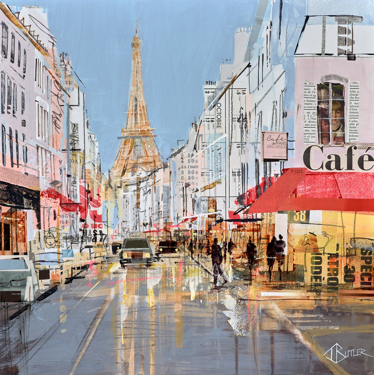 Cafe de Paris (Study) by Tom Butler – Startle